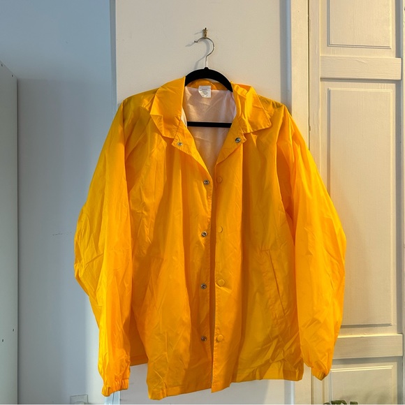 Jackets & Coats | Yellow Gold Lightweight Coaches Jacket | Poshmark